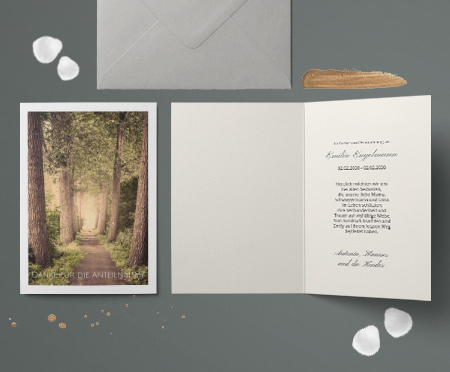 Trauerkarten gestalten | Versandfertig in 24 h